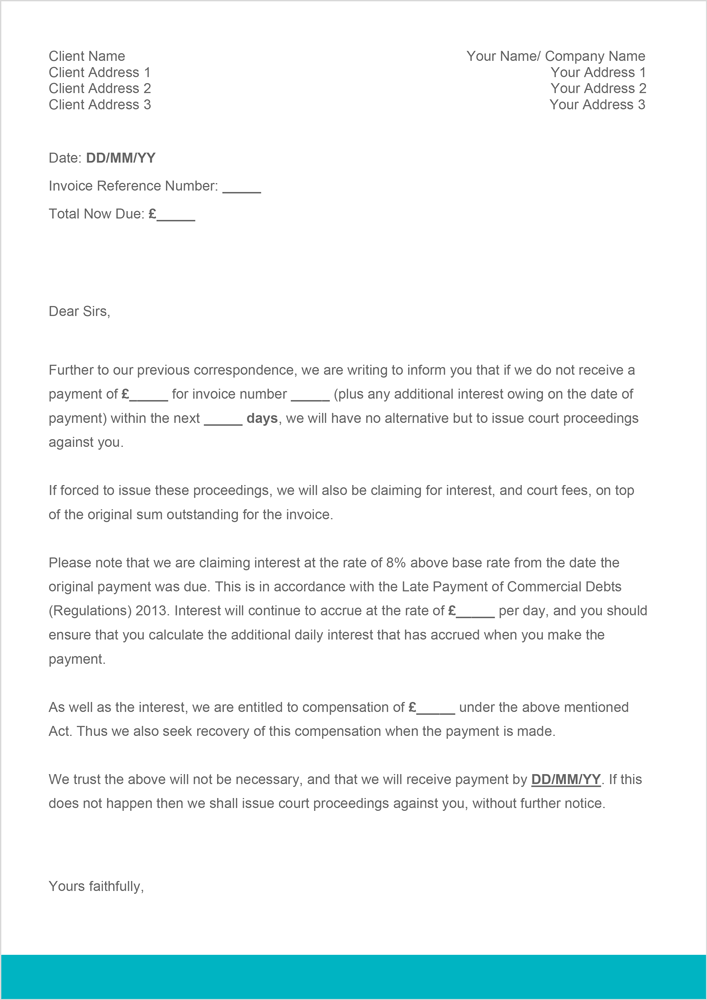 Late Payment Letter Templates - Zervant Late Payment Letter Templates - Zervant