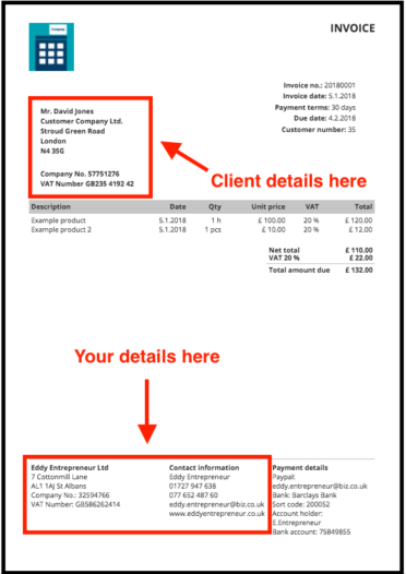 How to Create An Invoice Template – Tutorial & Free Template - Zervant