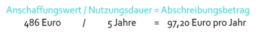 Die Abschreibung - Abschreibungsmethoden mit Beispiel - Zervant