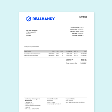 Free Invoice Generator | Pro invoices with no sign-up - Zervant
