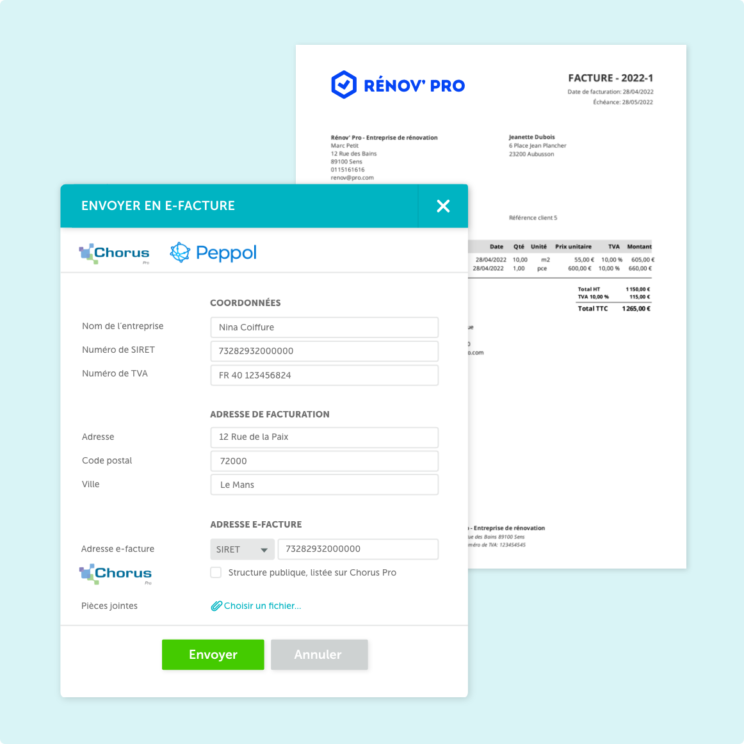 Facturation électronique simplifiée I Chorus Pro I Zervant - Zervant
