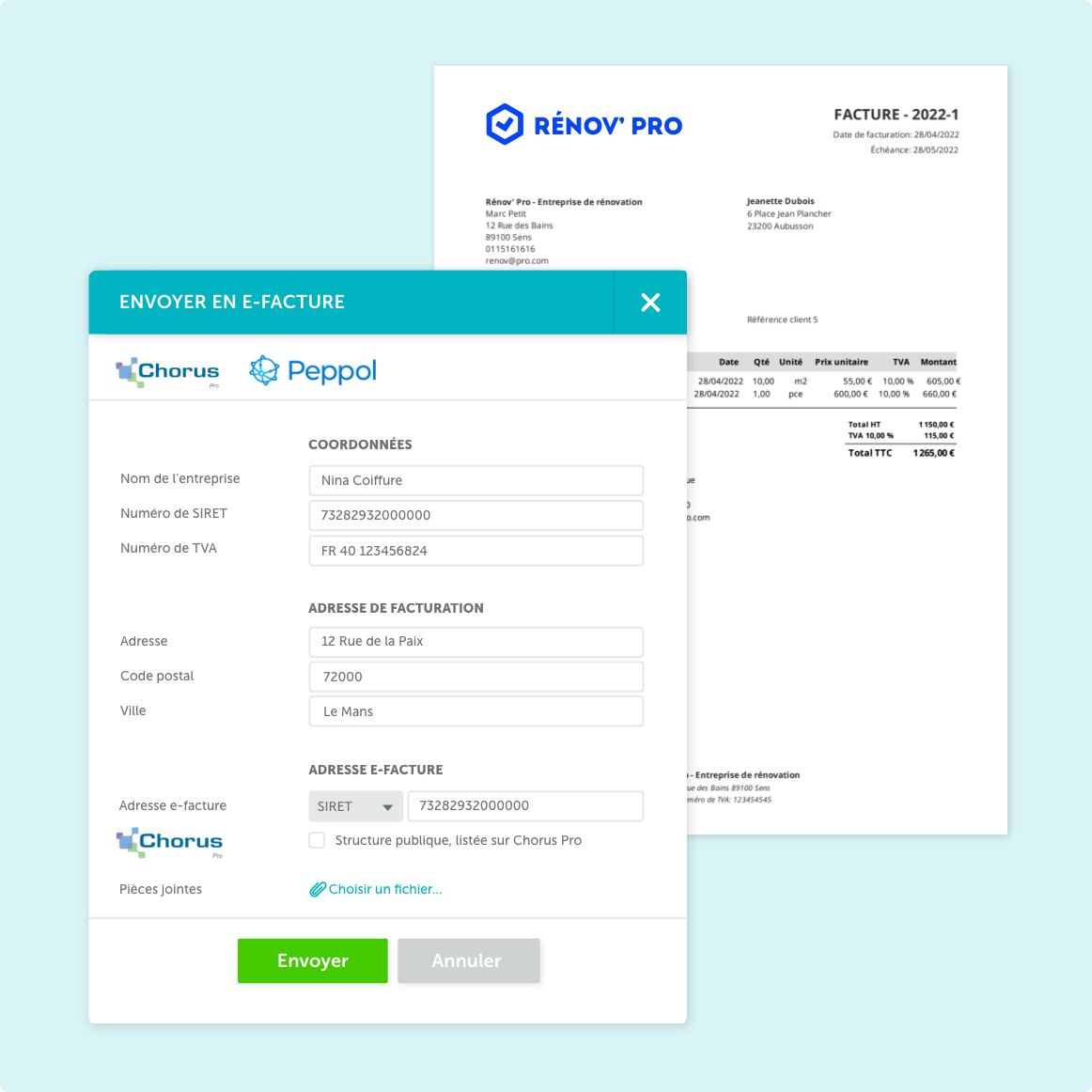 Facturation électronique simplifiée I Chorus Pro I Zervant - Zervant