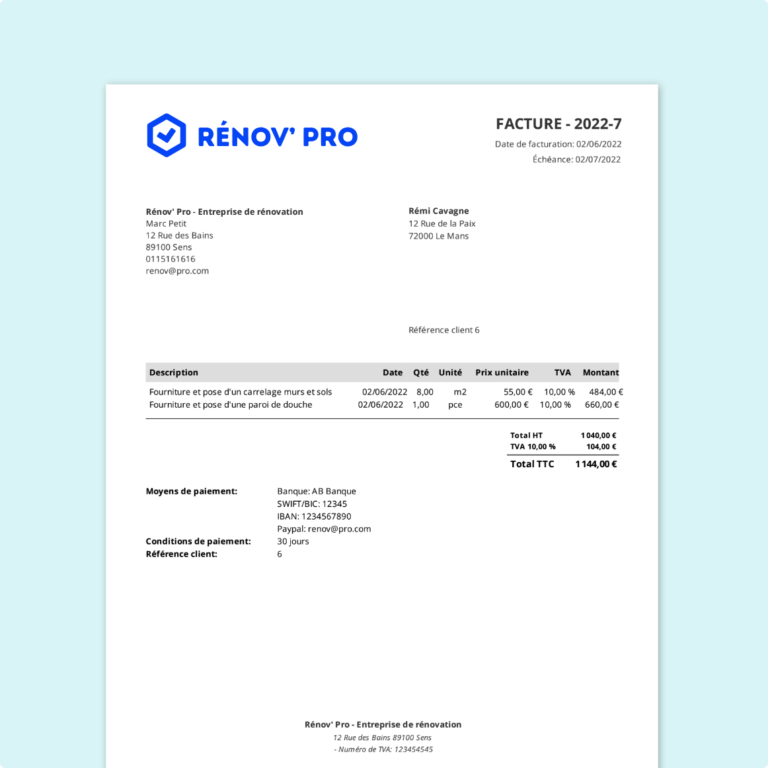 Logiciel de devis et de factures pour le bâtiment (BTP) - Zervant