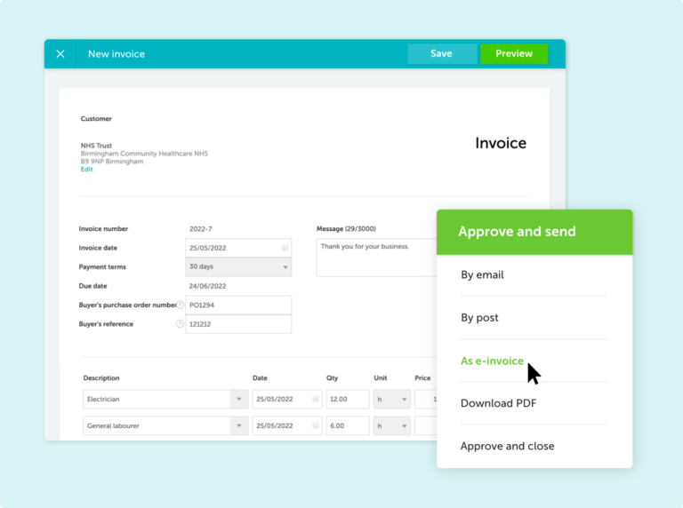 E-invoicing Software | Send invoices & more for free - Zervant