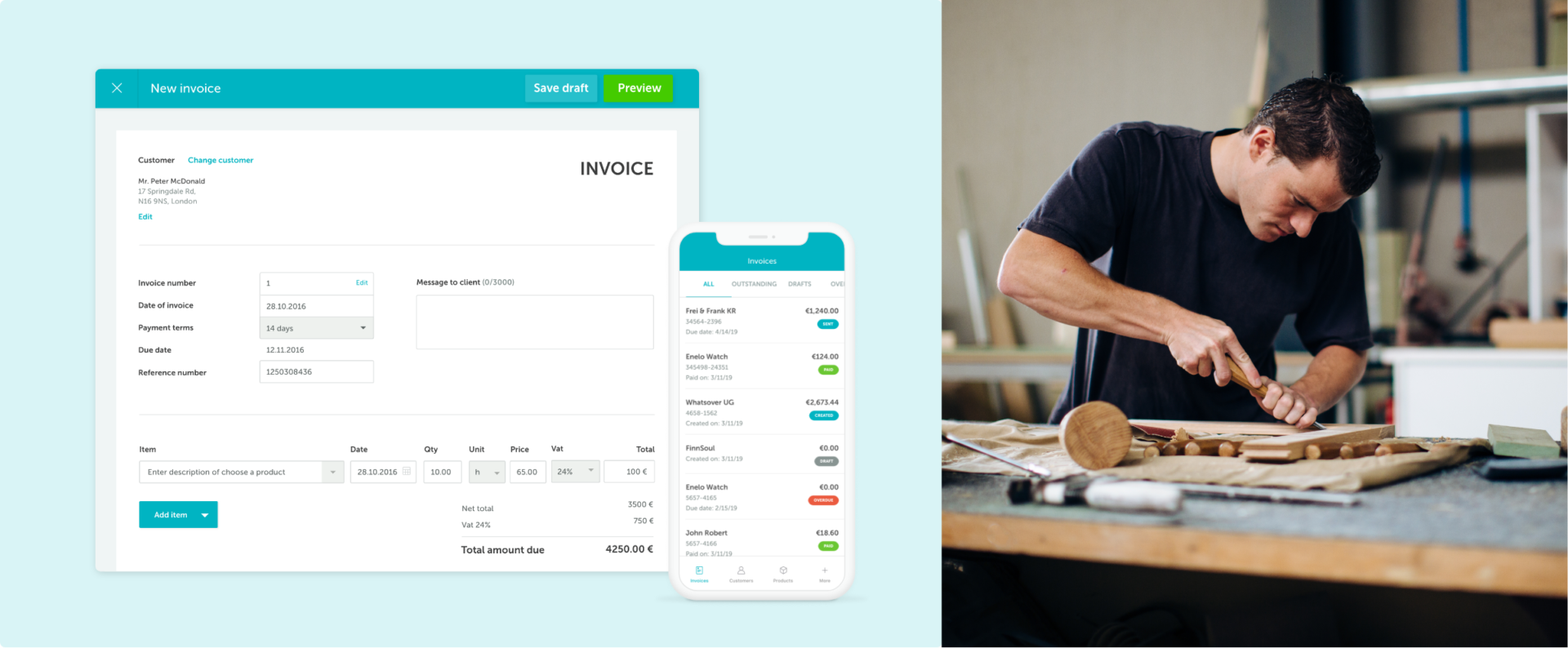 Free Invoicing Software | Create & send invoices in 60s - Zervant