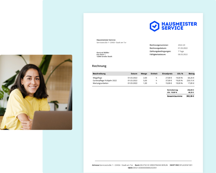 Kostenloses Rechnungsprogramm - Zervant