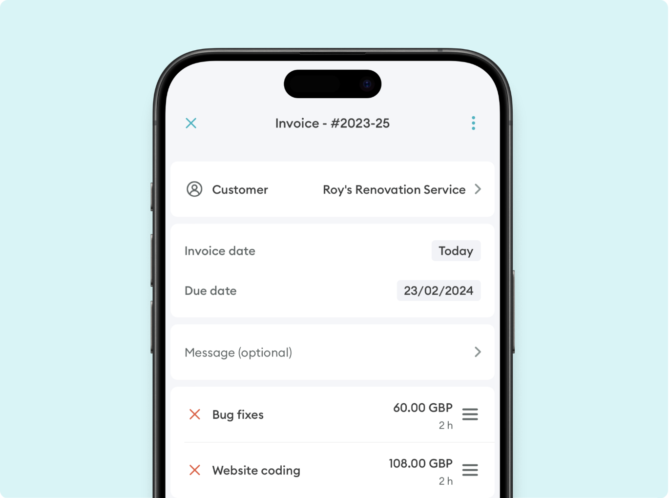 Free Mobile Invoicing App | On iOS and Android - Zervant